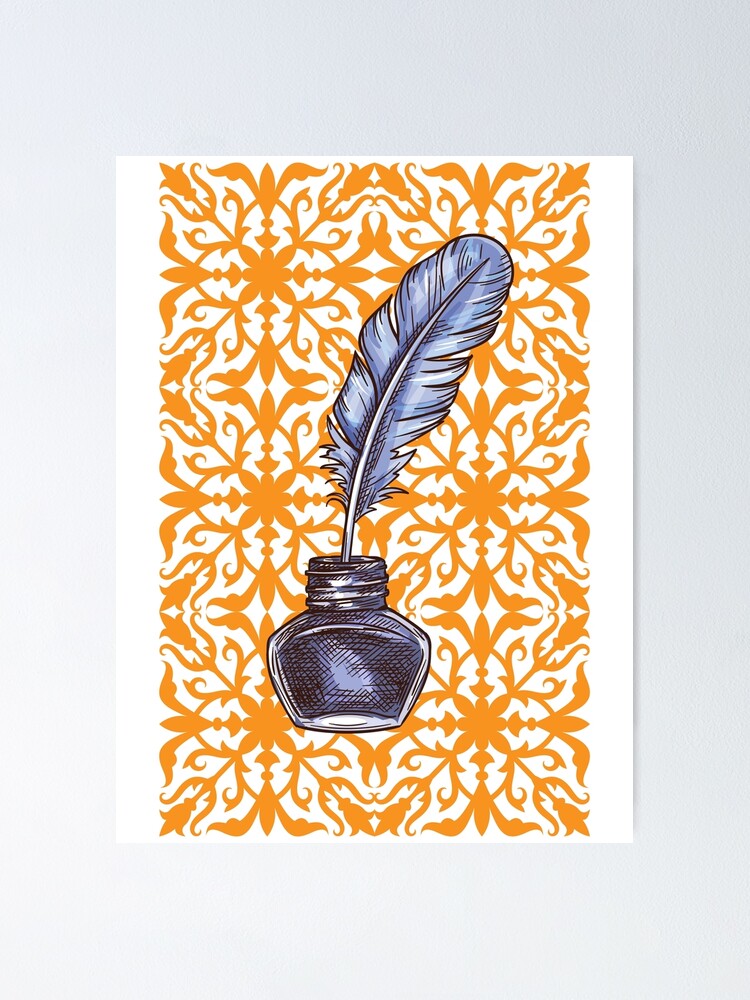 "Antique Quill and Ink" Poster for Sale by Shyannegarland | Redbubble