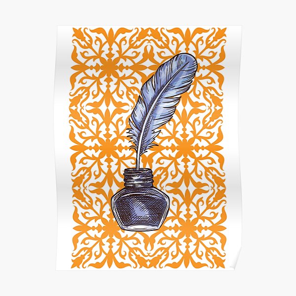 "Antique Quill and Ink" Poster for Sale by Shyannegarland | Redbubble