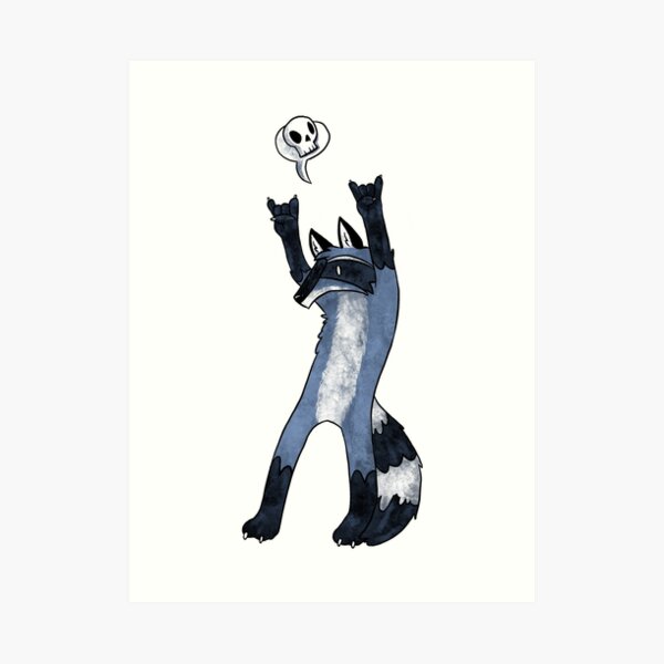"Chaotic Raccoon" Art Print for Sale by daisyhillyard | Redbubble