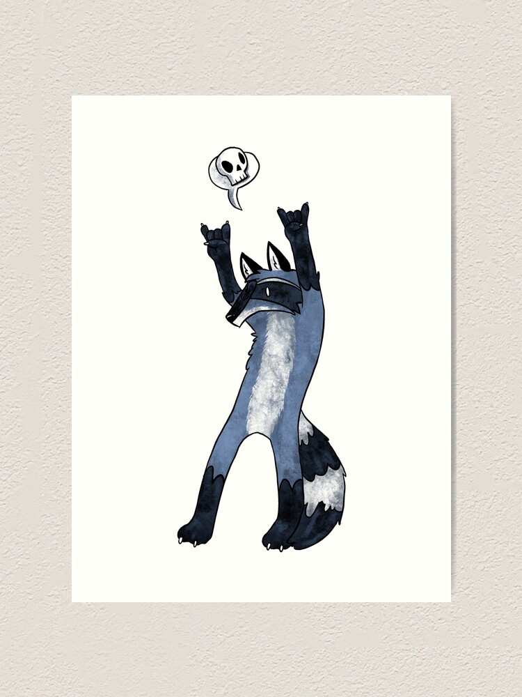 "Chaotic Raccoon" Art Print for Sale by daisyhillyard | Redbubble