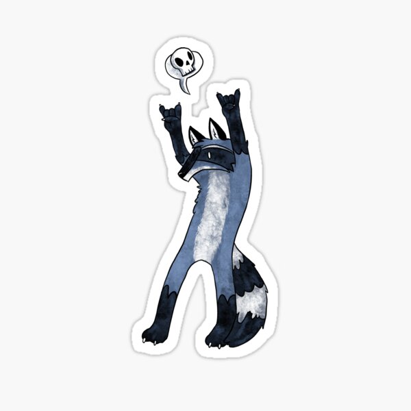 "Chaotic Raccoon" Sticker for Sale by daisyhillyard | Redbubble