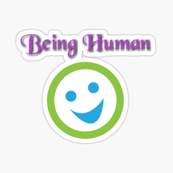 "Being Human design" Sticker for Sale by bips7131 | Redbubble