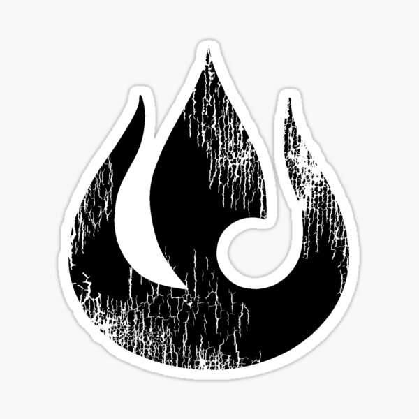 "Fire nation banner" Sticker for Sale by Mercatus | Redbubble