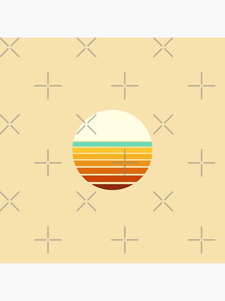 "Minimalist Retro Sun 60s 70s Vaporwave Aesthetic" Poster by CoitoCG ...