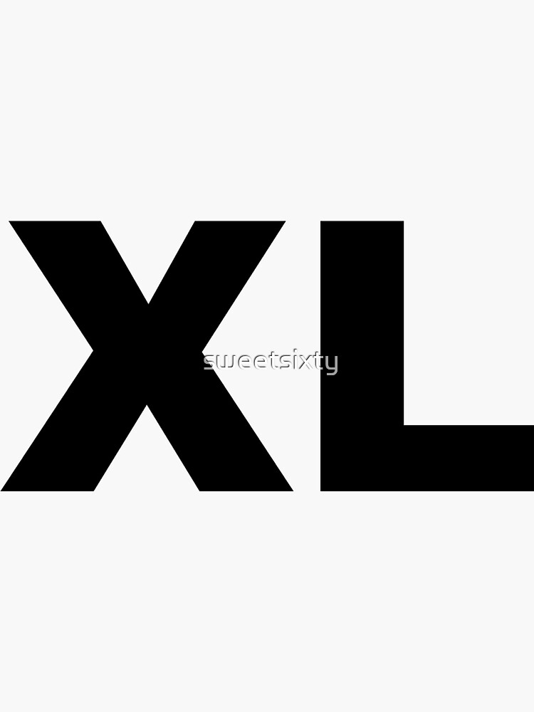 "Extra Large" Sticker for Sale by sweetsixty | Redbubble