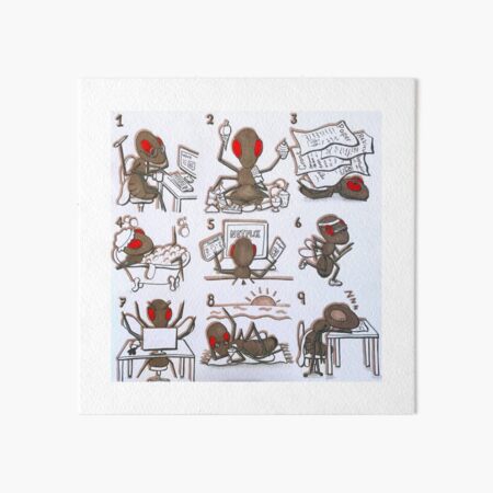 "Fruit Fly mood chart" Art Board Print for Sale by DaniEdmunds | Redbubble