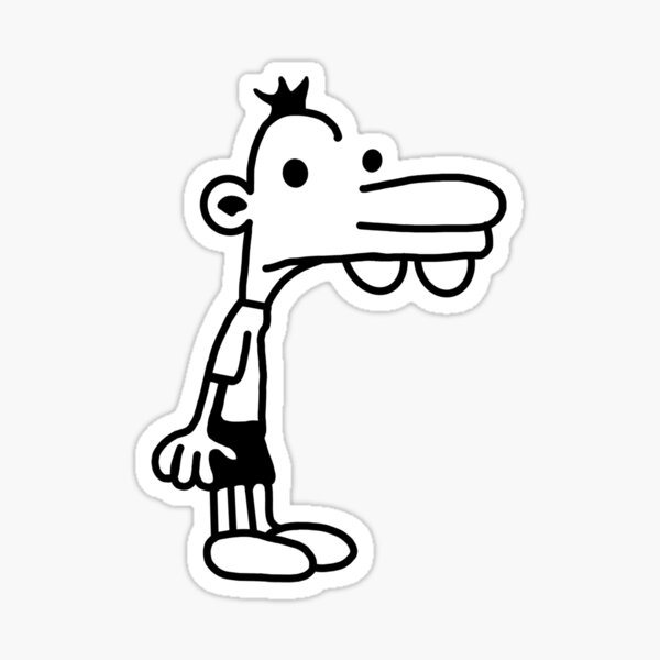 "Manny diary of a wimpy kid" Sticker for Sale by Lj101303 | Redbubble