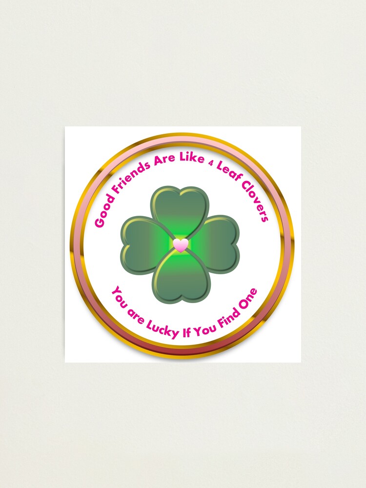 Lámina fotográfica « por lo tanto, "la suerte de los irlandeses" y ...