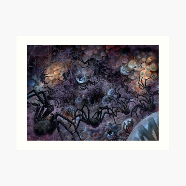 "Swarm of Spiders" Art Print for Sale by Ethan Harris | Redbubble