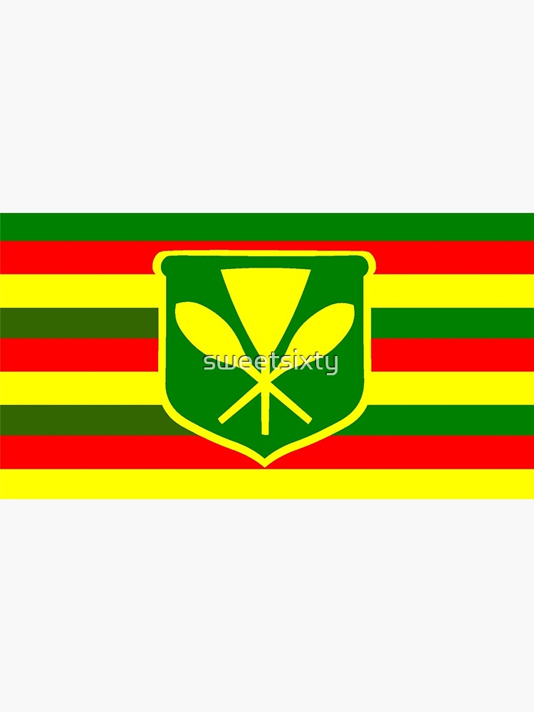 "Kanaka Maoli - Native Hawaiian Flag" Art Print by sweetsixty | Redbubble