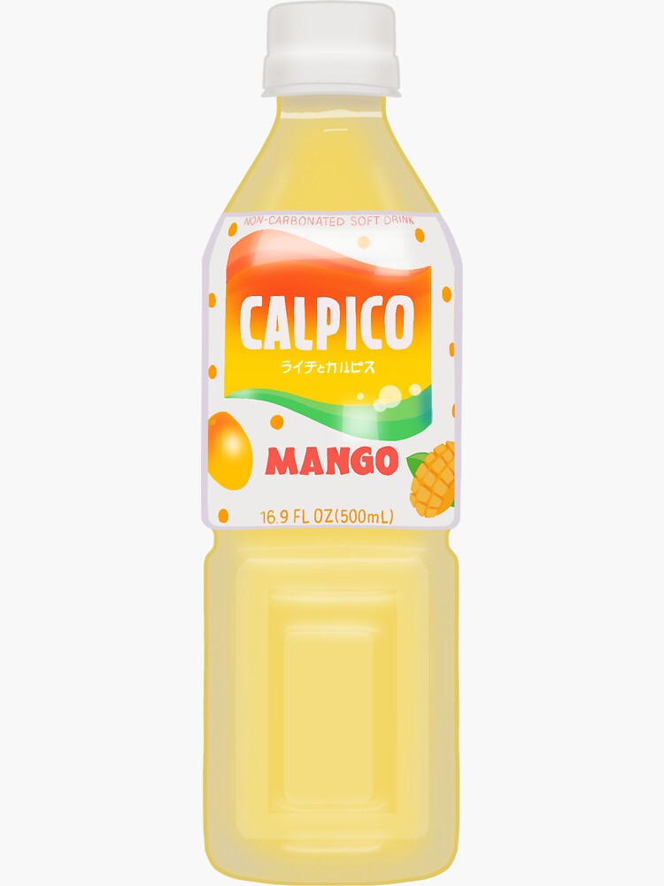 "Japanese Mango Drink" Sticker by Jay-cm | Redbubble