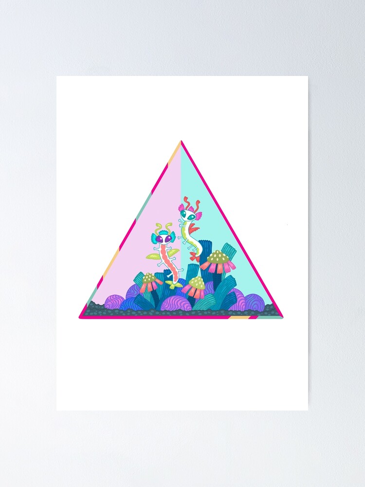 "Alien Pyramid " Poster by cicadacomics | Redbubble