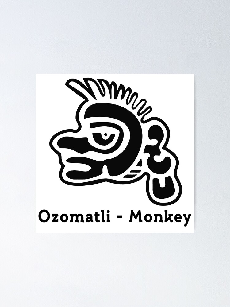 "OZOMATLI - AZTEC MONKEY" Poster by Zaguaro | Redbubble