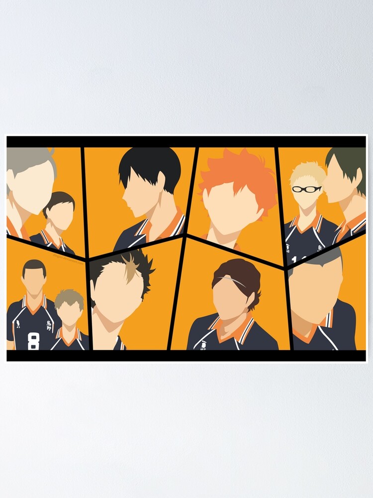 "Haikyuu : Karasuno Team" Poster by TonyaMyers | Redbubble