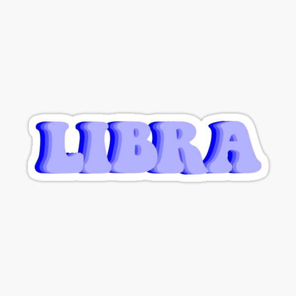 "Libra Zodiac Sign Sticker" Sticker for Sale by stickology | Redbubble