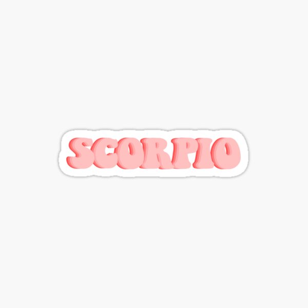 "Scorpio Zodiac Sign Sticker" Sticker by stickology | Redbubble