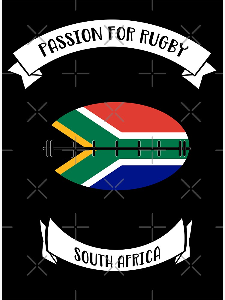 "South Africa Rugby Design" Sticker for Sale by Cherubic | Redbubble