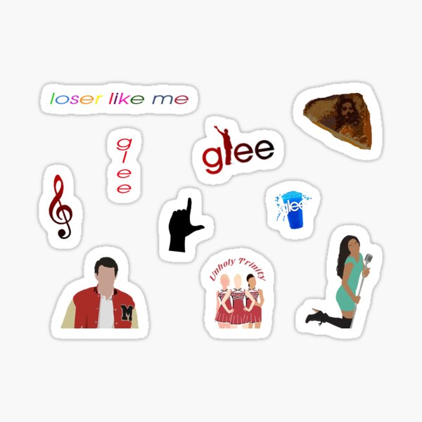 "Glee Pack 2" Sticker for Sale by Kool Stickers | Redbubble