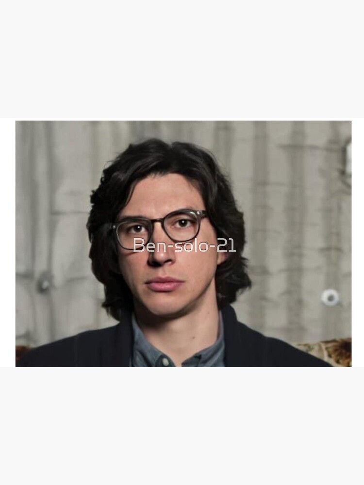 "Adam Driver wearing glasses" Mask by Ben-solo-21 | Redbubble