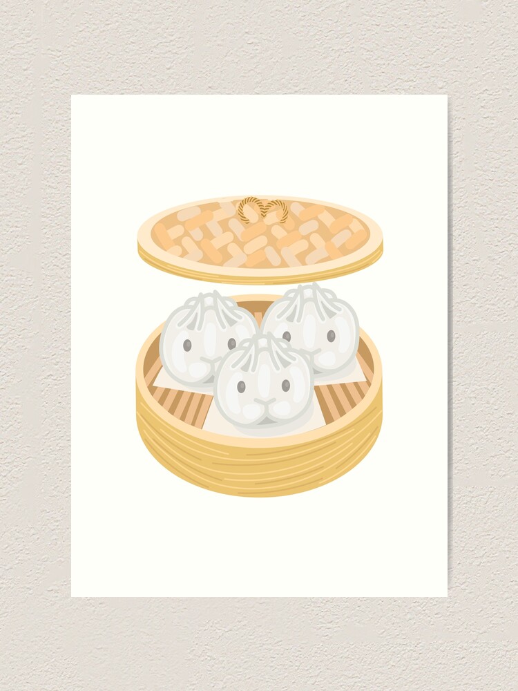 "Bunny Buns, Dim Sum" Art Print by laughingplace55 | Redbubble