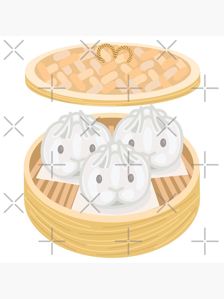 "Bunny Buns, Dim Sum" Art Print by laughingplace55 | Redbubble