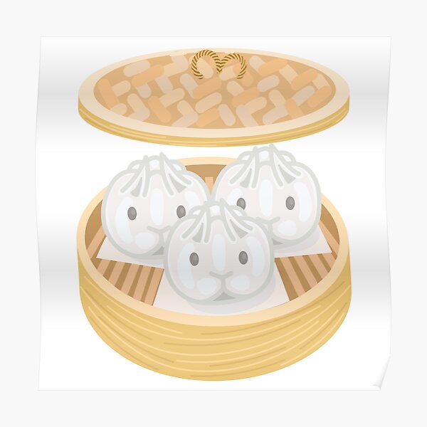"Bunny Buns, Dim Sum" Poster for Sale by laughingplace55 | Redbubble