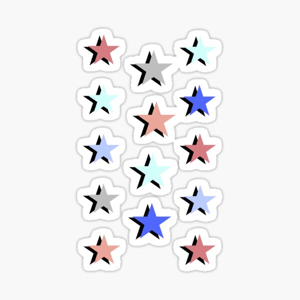 "stars sticker pack" Sticker for Sale by fatimaburga | Redbubble
