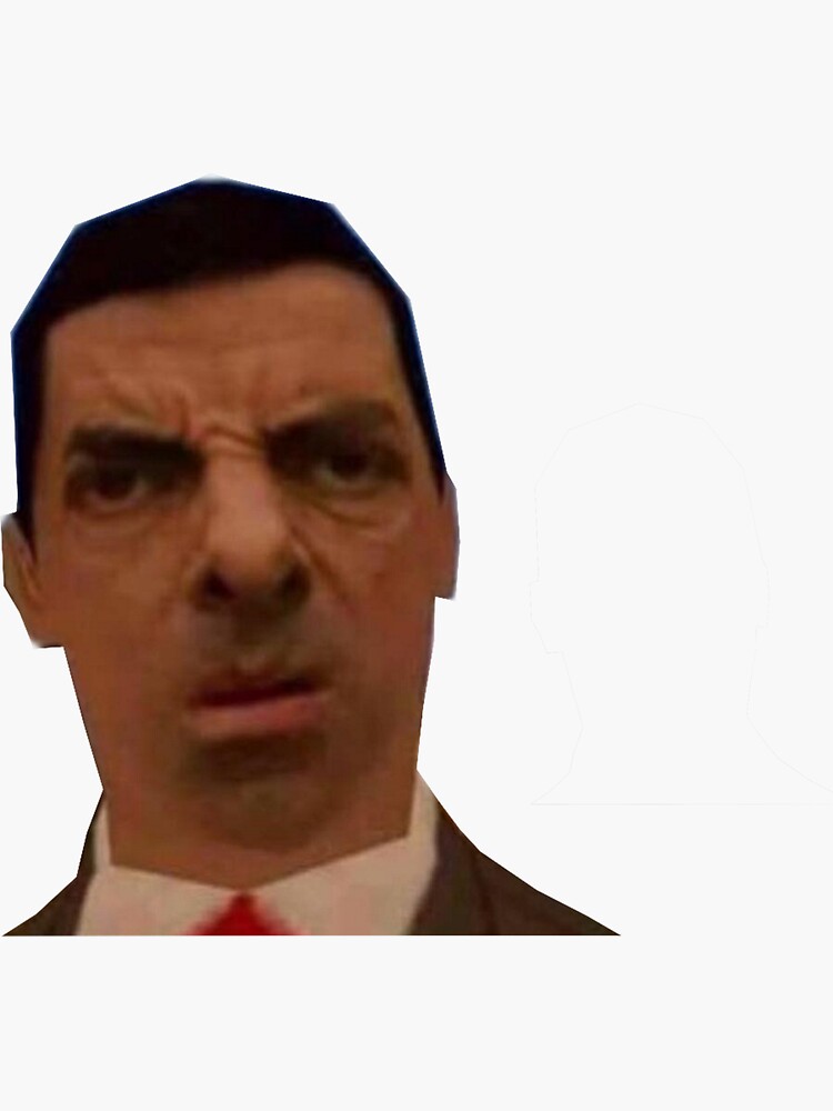 Pegatina «Mr Bean confundido meme» de BrentVergote | Redbubble