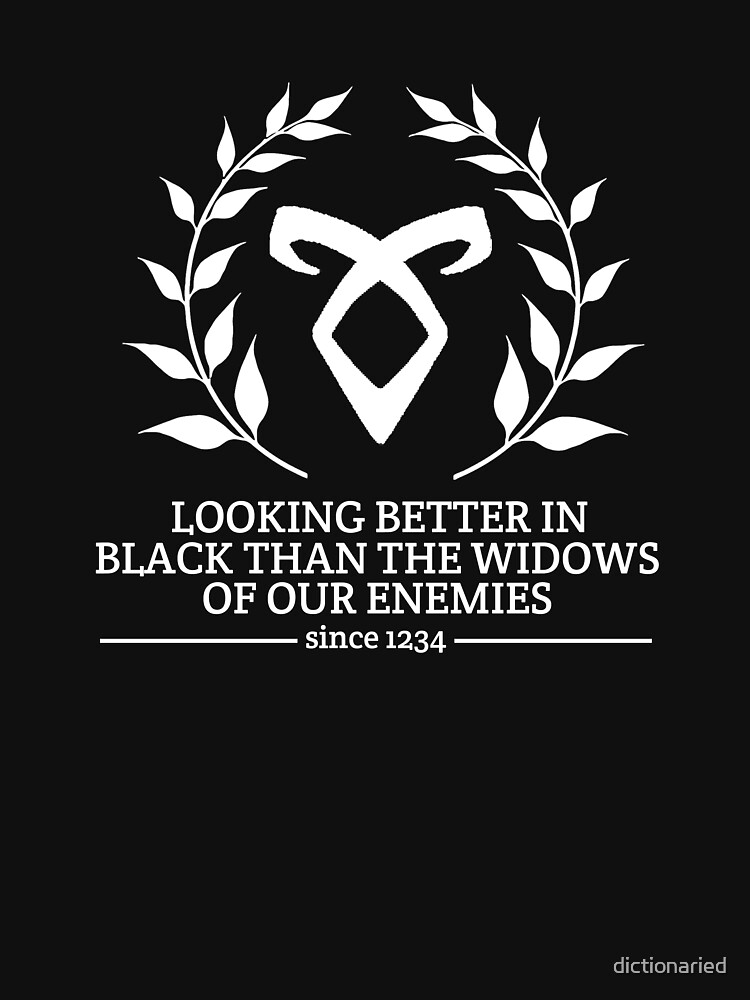 "Shadowhunter Motto" T-shirt for Sale by dictionaried | Redbubble | the ...