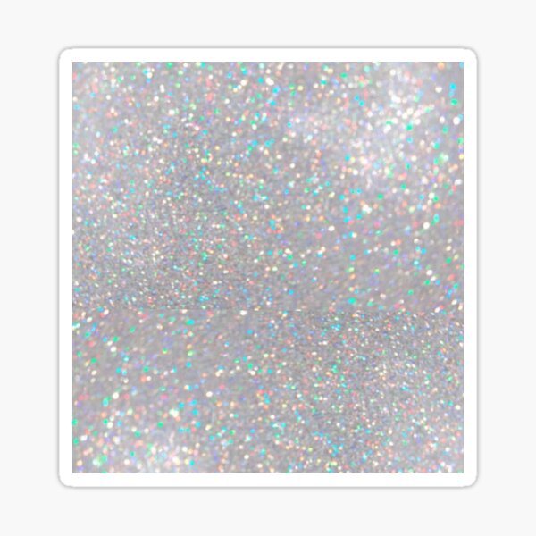 "Reflective Rainbow Glitter" Sticker for Sale by iyaax | Redbubble