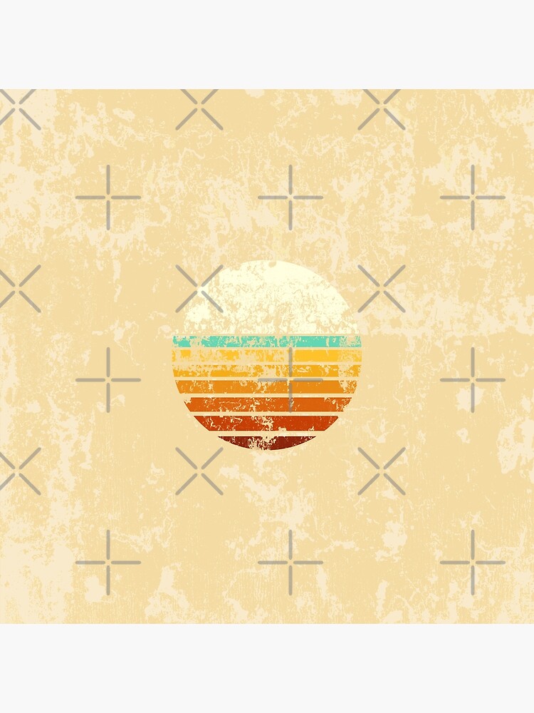 "Vintage Minimalist Retro Sun 60s 70s Vaporwave Aesthetic" Poster by ...