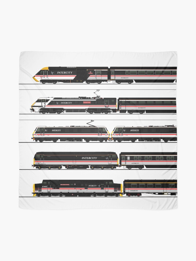"BRITISH RAIL INTERCITY TRAINS" Scarf by CraigMatthews | Redbubble