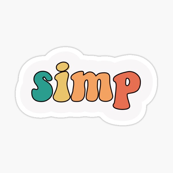 "simp sticker" Sticker for Sale by hanapham | Redbubble