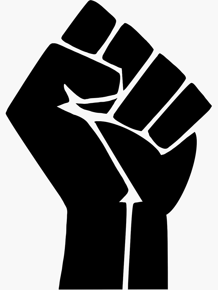 "BLM Fist" Sticker by gothiclamp | Redbubble