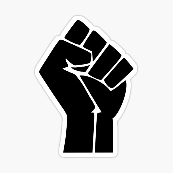"BLM Fist" Sticker by gothiclamp | Redbubble