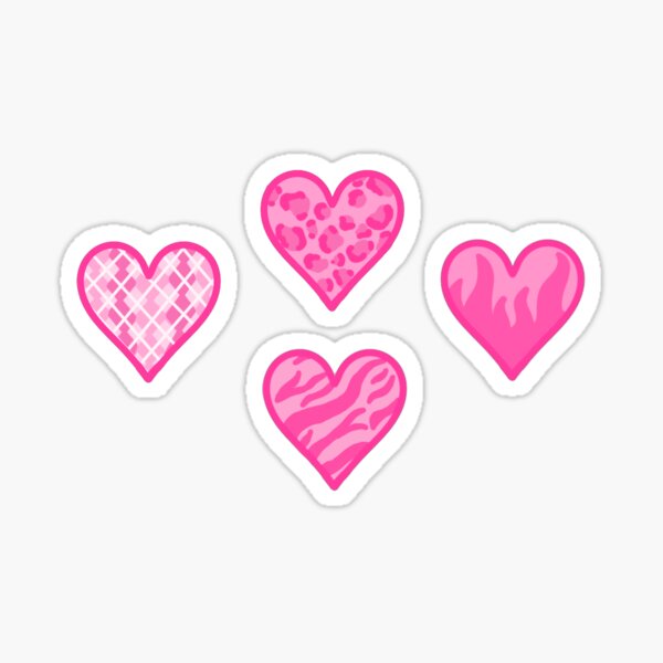 "y2k hearts" Sticker by Issy-Cox | Redbubble