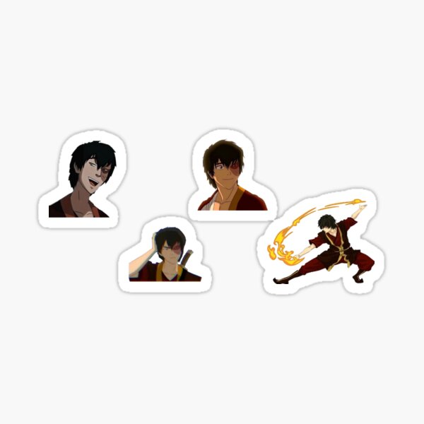 "zuko sticker pack" Sticker by leyla-k | Redbubble