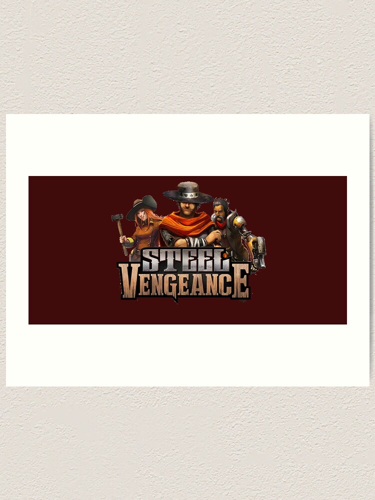 "Steel Vengeance Characters Logo" Art Print for Sale by CoasterShirts ...