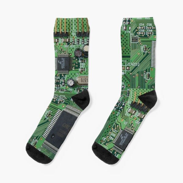 "Circuit Board (old)" Socks for Sale by surreal77 | Redbubble