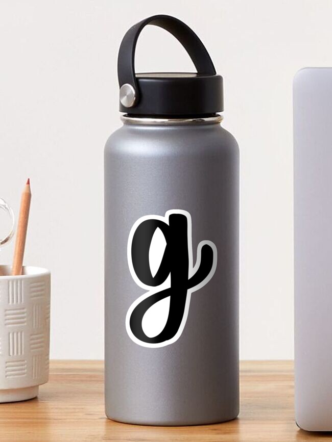 "letter g" Sticker for Sale by vivletters | Redbubble