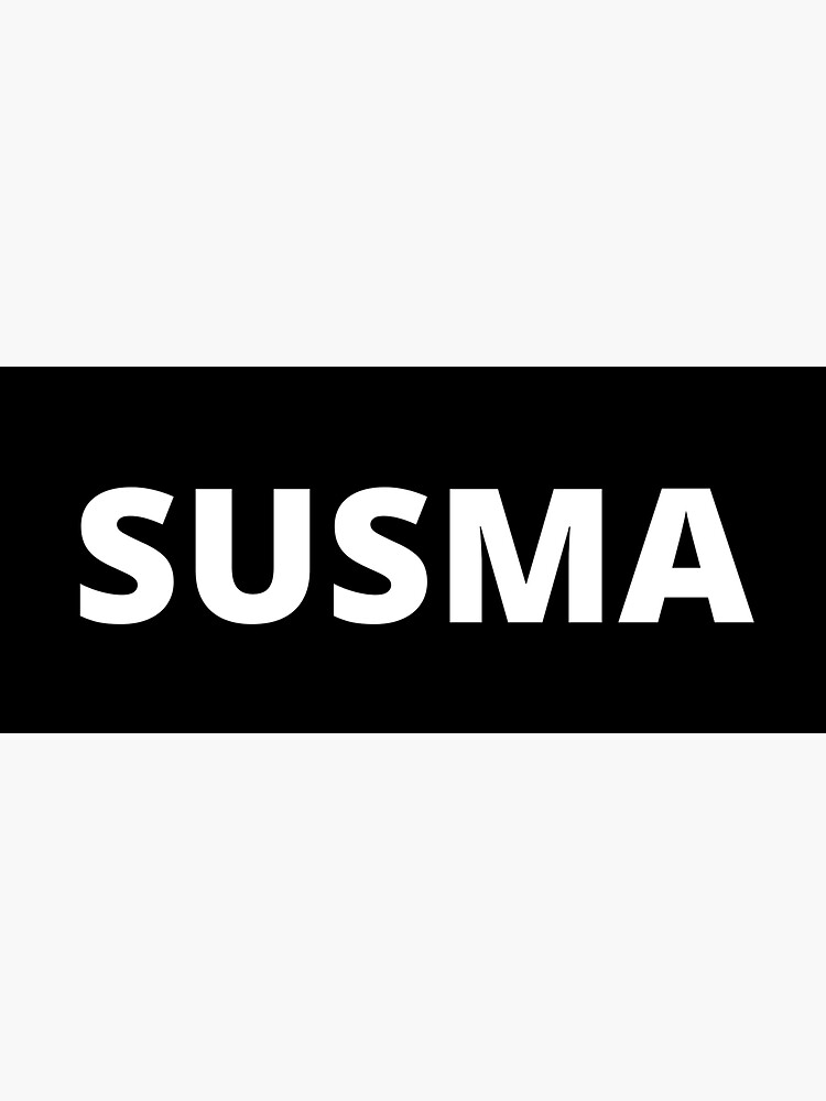 "SUSMA" Sticker for Sale by savas32 | Redbubble