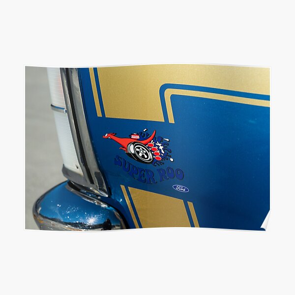 "Ford Falcon, GTHO, GT, Super Roo" Poster by HoskingInd | Redbubble