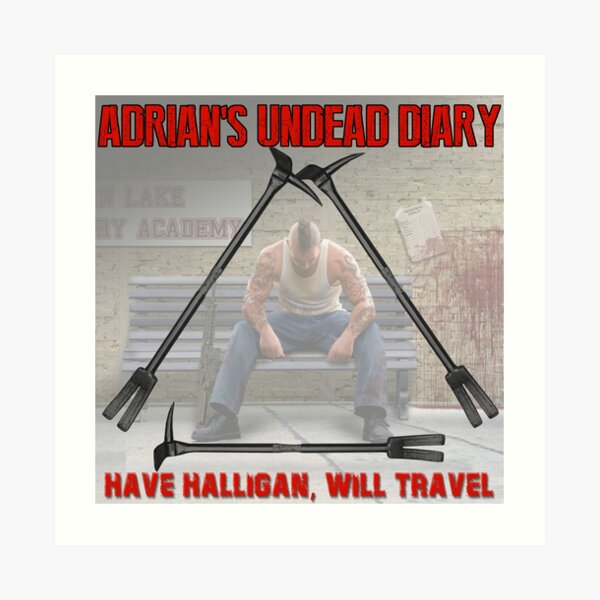 "AUD Have Halligan, Will Travel " Art Print by chrisphilbrook | Redbubble