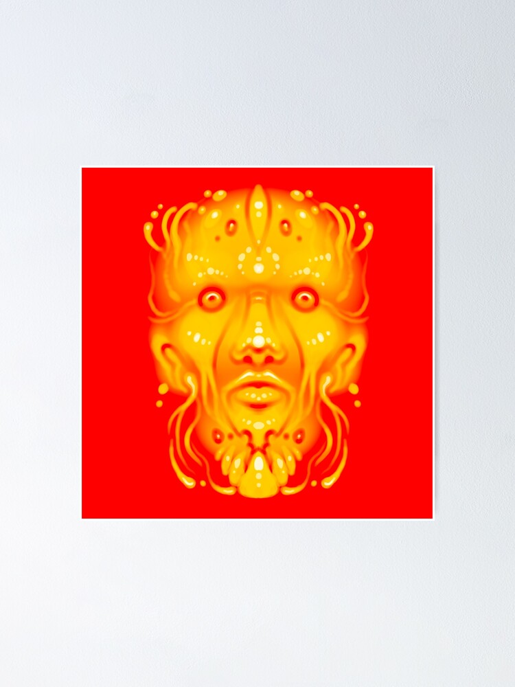 "Channeled Entity Number 1" Poster by RevChadWells | Redbubble