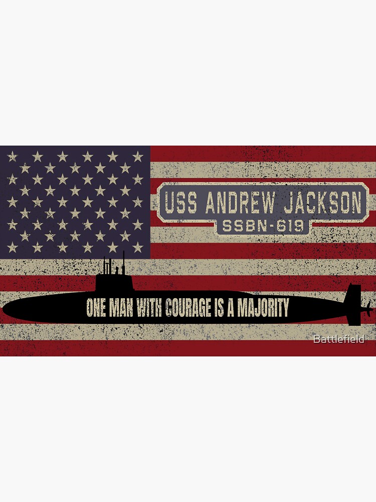 "USS Andrew Jackson SSBN-619 Nuclear Ballistic Missile Submarine ...