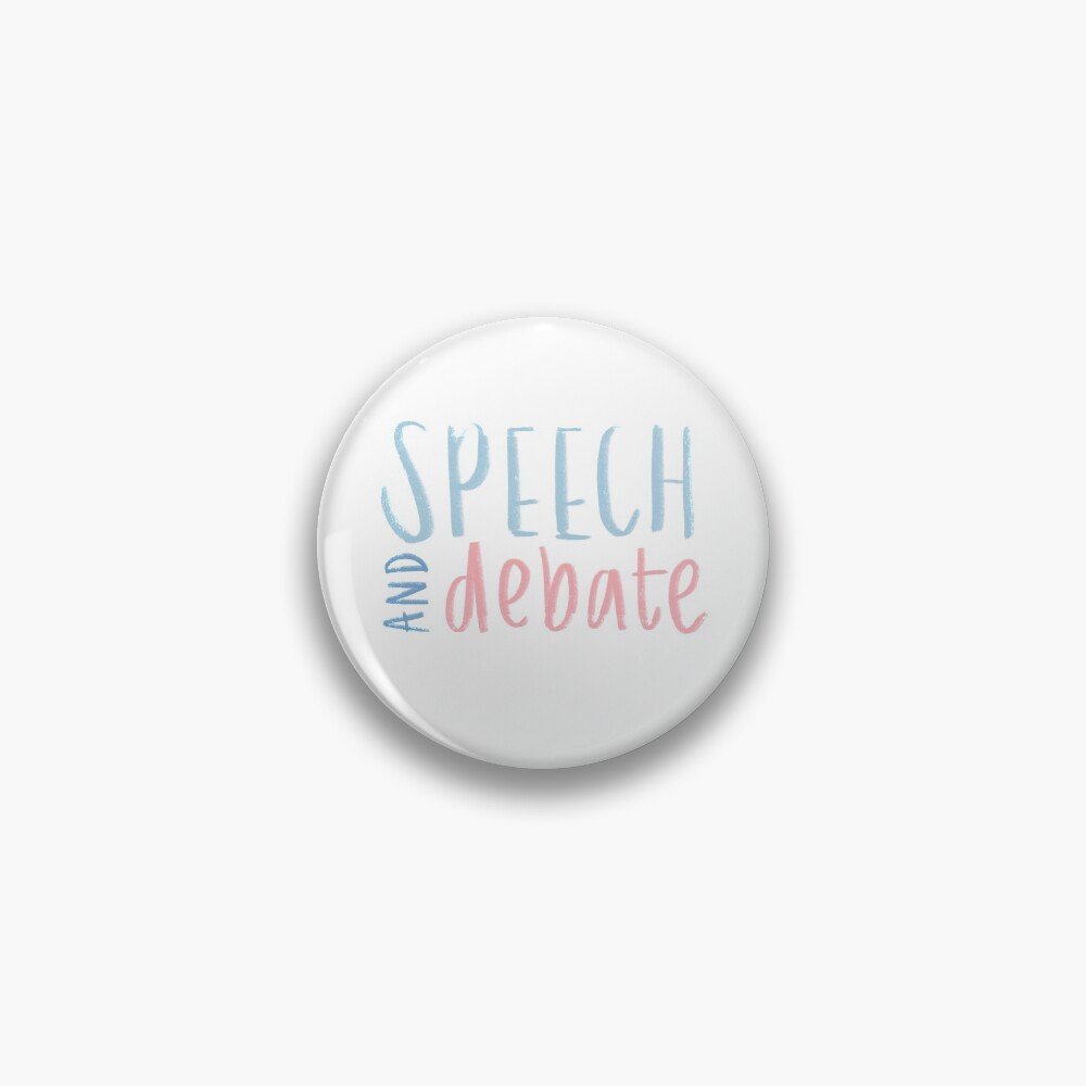 "speech and debate handlettering" Sticker for Sale by reverdant | Redbubble