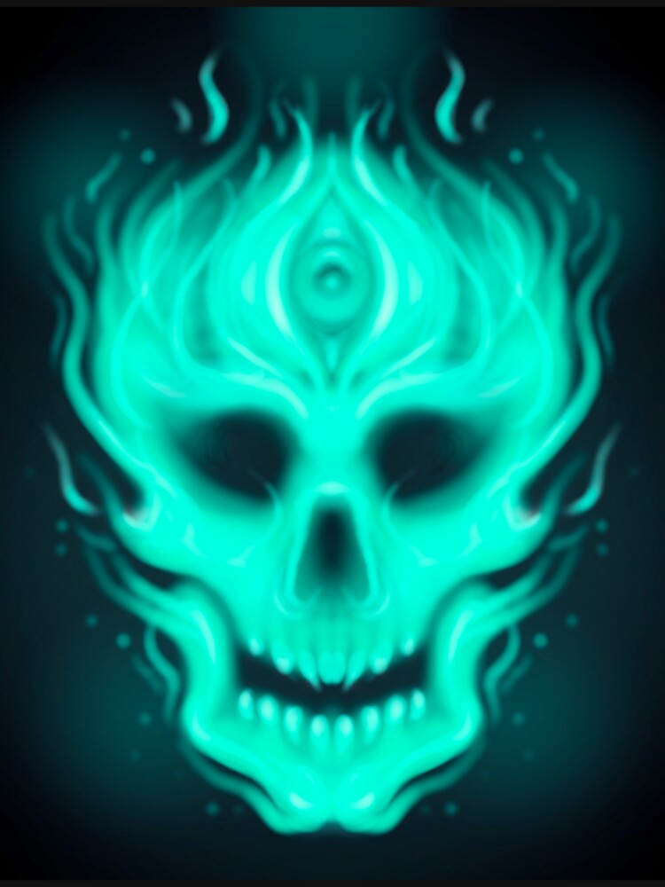 "Channeled Entity Number 2" T-shirt by RevChadWells | Redbubble | skull ...