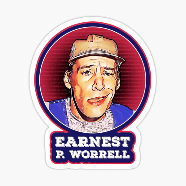 "Earnest P. Worrell" Sticker for Sale by CreativeSpero | Redbubble
