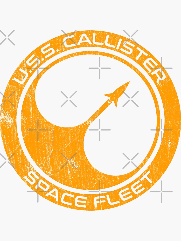 "U.S.S. Callister T-Shirt" Sticker by sachpica | Redbubble