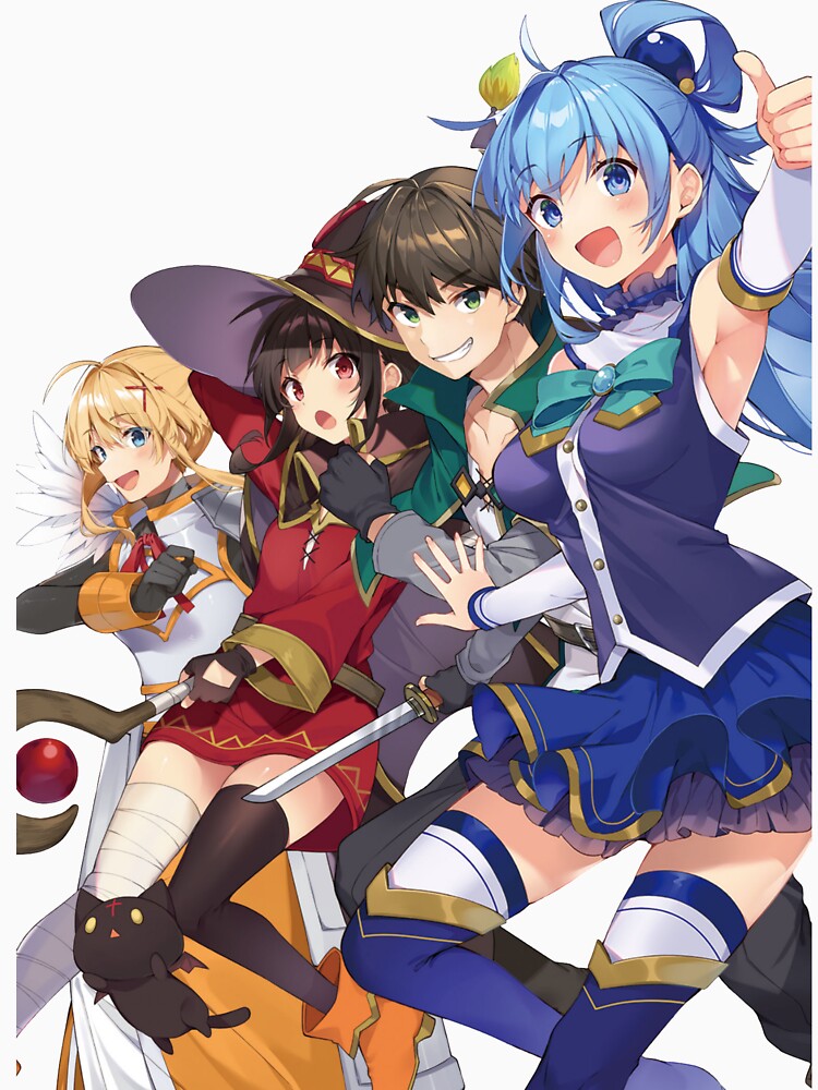 "Konosuba" T-shirt for Sale by AnimeMan1 | Redbubble | konosuba t ...